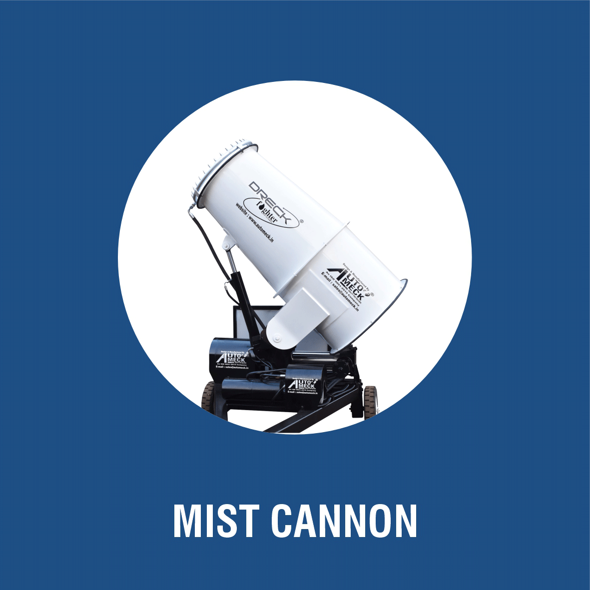Mist Cannon Rajasthan for Dust Control - Automeck